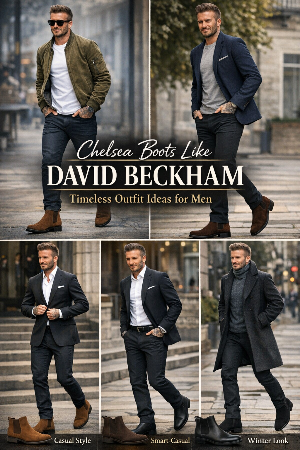 Chelsea Boots Like David Beckham – Timeless Outfit Ideas for Men – RNK
